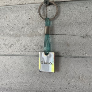 French Vintage Key Chain Holder Advertising SHELL Oil Helix Porte Clef ...