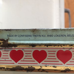 Vintage Belgium Tin Old Can Hartmint by Trefin 1940's Lithography ...