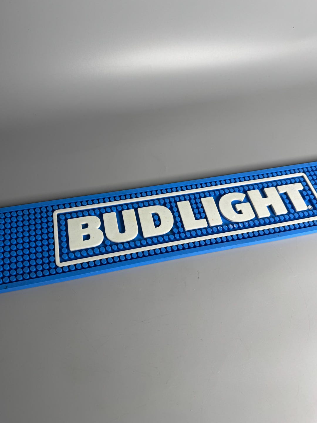 Bud Light Rubber Spill Mat for Tap Beer Glasses Advertisement Drinkware ...