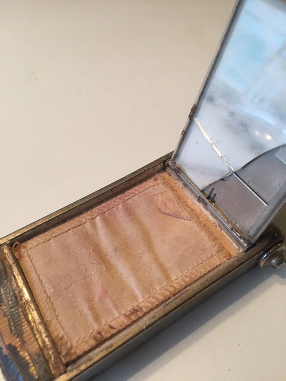 French Victorian Powder case compact open both side p… - Gem