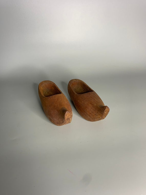 French Wooden Clog/Sabot Bottle Holder/Vintage Wine B… - Gem