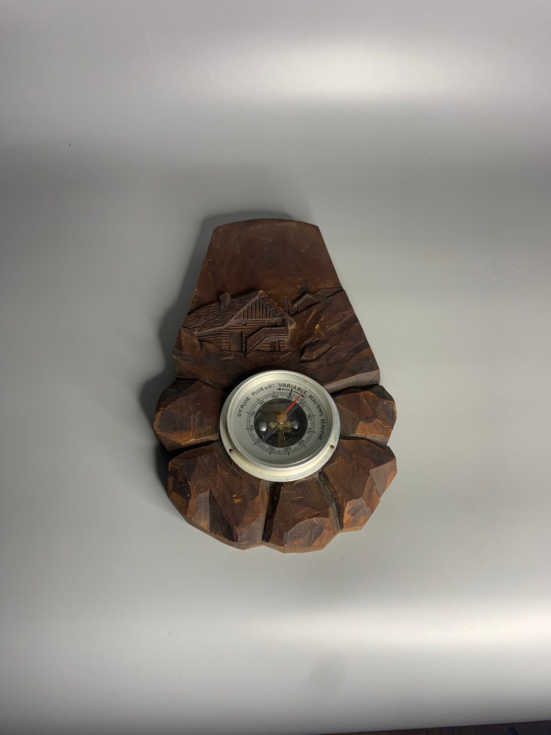 French Art Deco Style Wooden Barometer Weather Instrument House Design ...