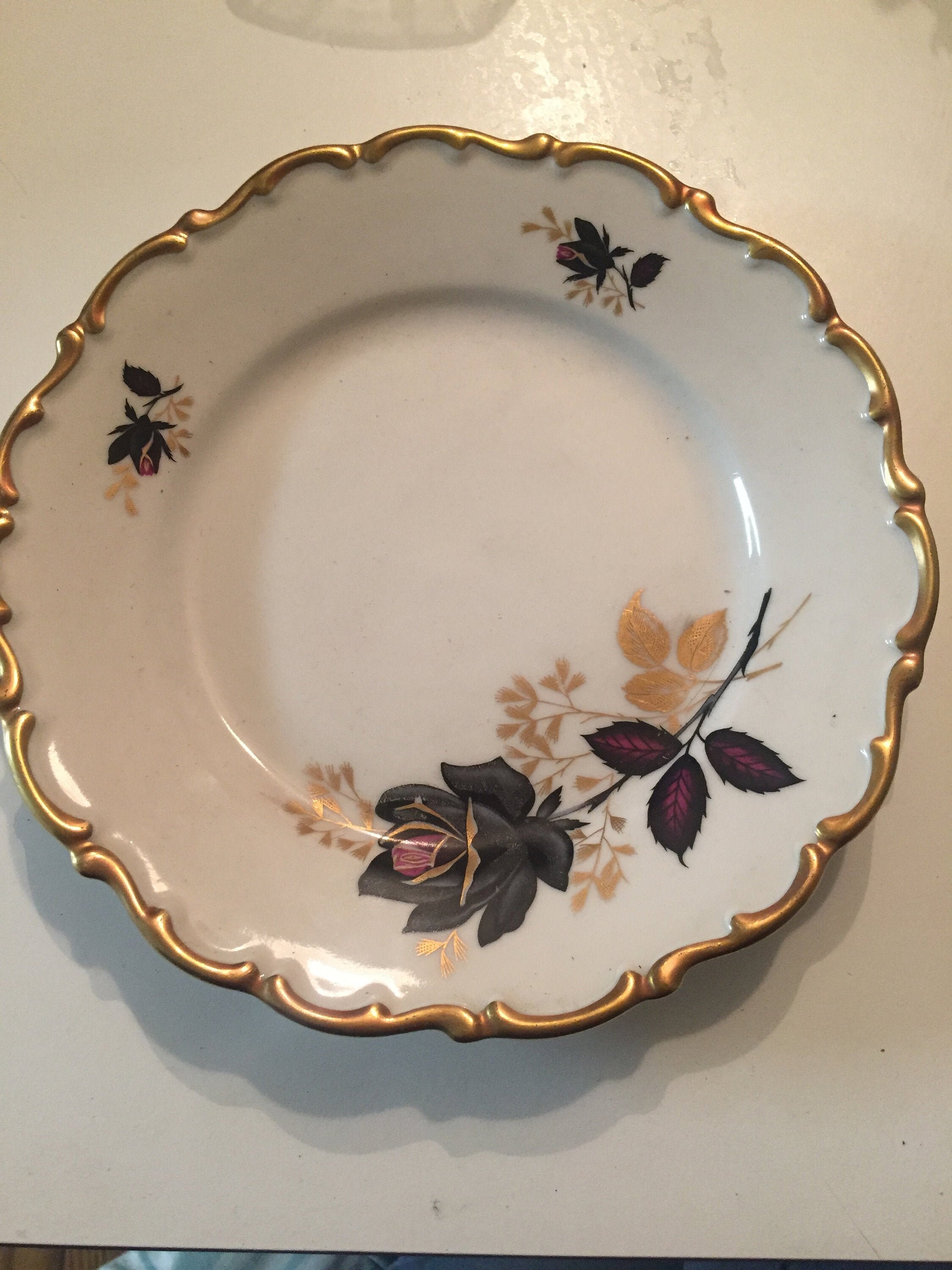 Vintage German plate decor Lindner Bavaria small plate 492 /2 | Etsy