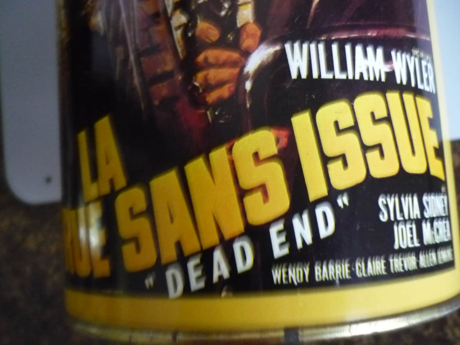 French Vintage Tin Can Cinema Film: La Rue Sans Issue - Dead End -movie ...