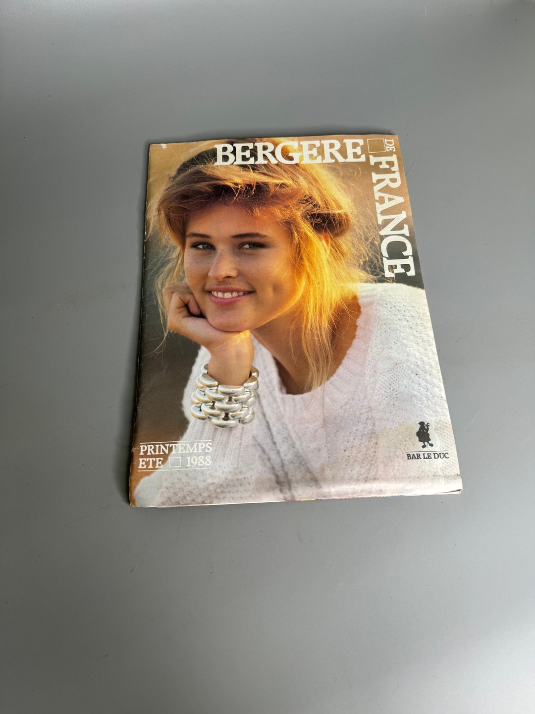 French Vintage Magazine Bergere De France 1988 Fashion Paris - Etsy