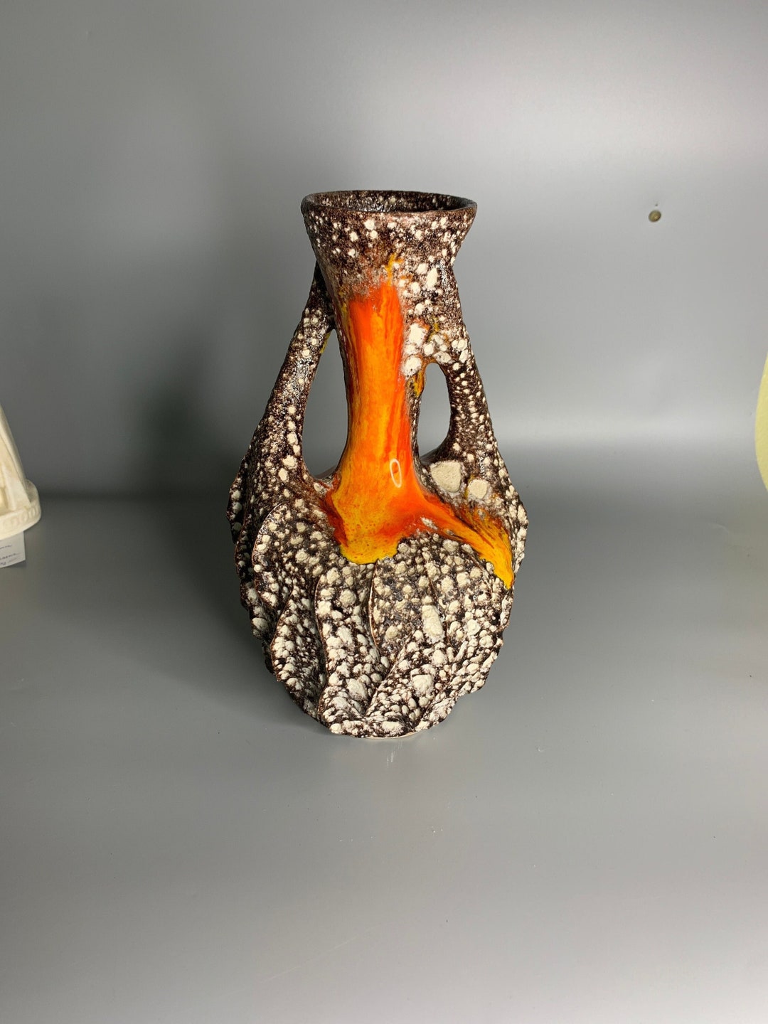 French Vallauris Large Vase Pottery Stoneweare - Etsy