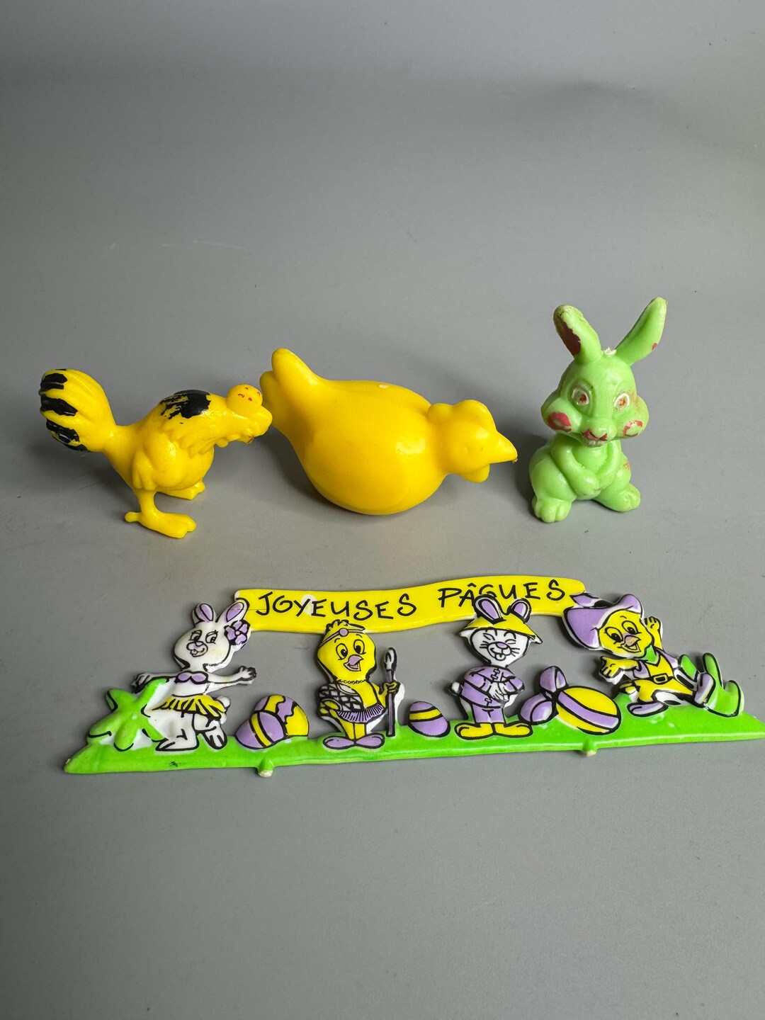 French Vintage 4 Easter Collectible - Joyeuses Paques With Small ...