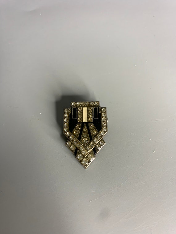 French Art Deco style lapel pin brooch jewelry Pierre… - Gem
