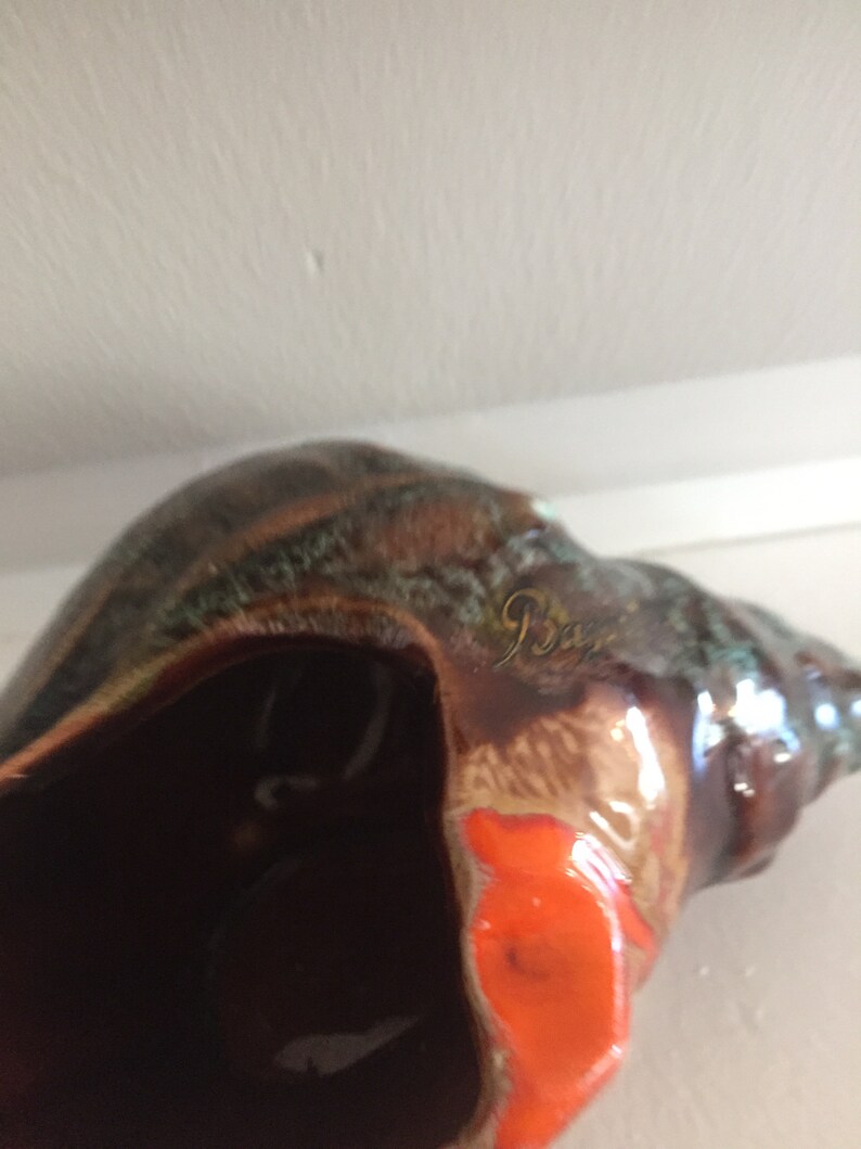 French Vintage Pottery Shell Vallauris Style Pottery/ceramic - Etsy