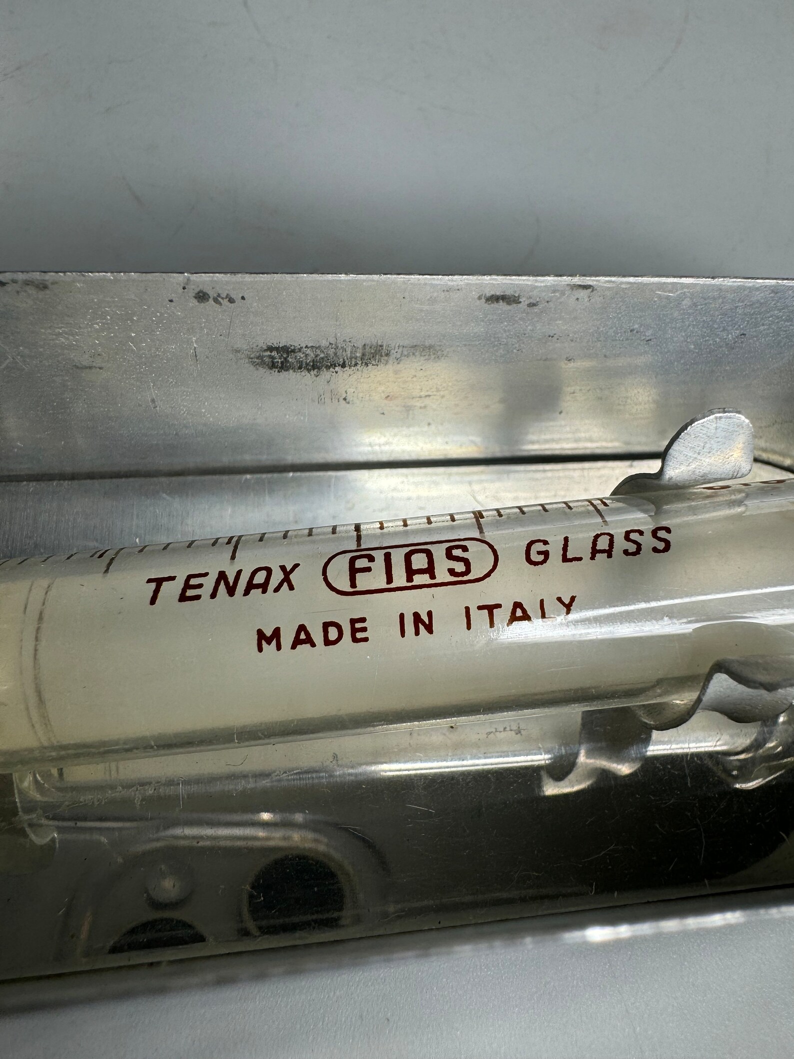 Italian Vintage Medical Syringe Collectible Glass Tenax Fias in ...