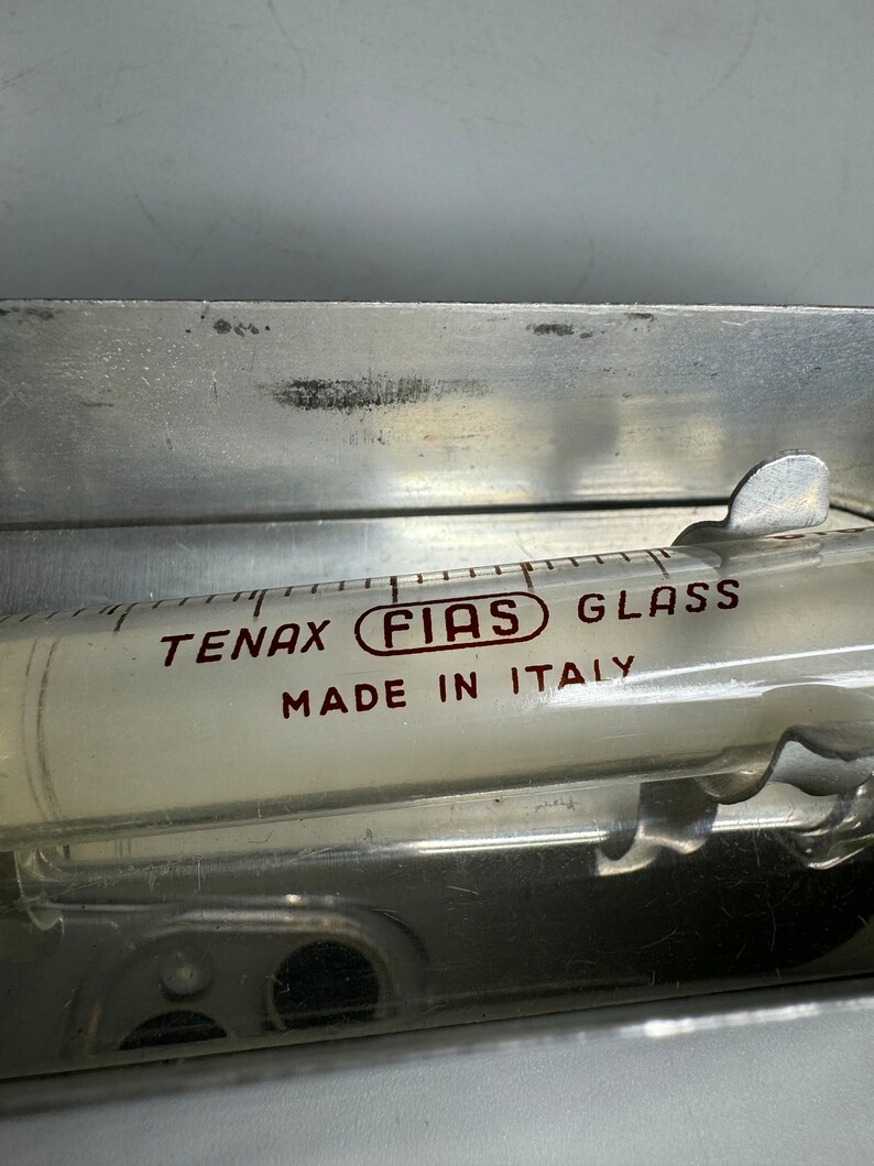 Italian Vintage Medical Syringe Collectible Glass Tenax Fias in ...
