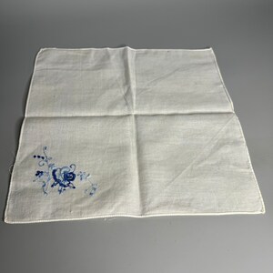 Handkerchief French Vintage Embroidery Floral Design Handkerchief ...