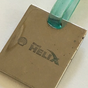 French Vintage Key Chain Holder Advertising SHELL Oil Helix Porte Clef ...