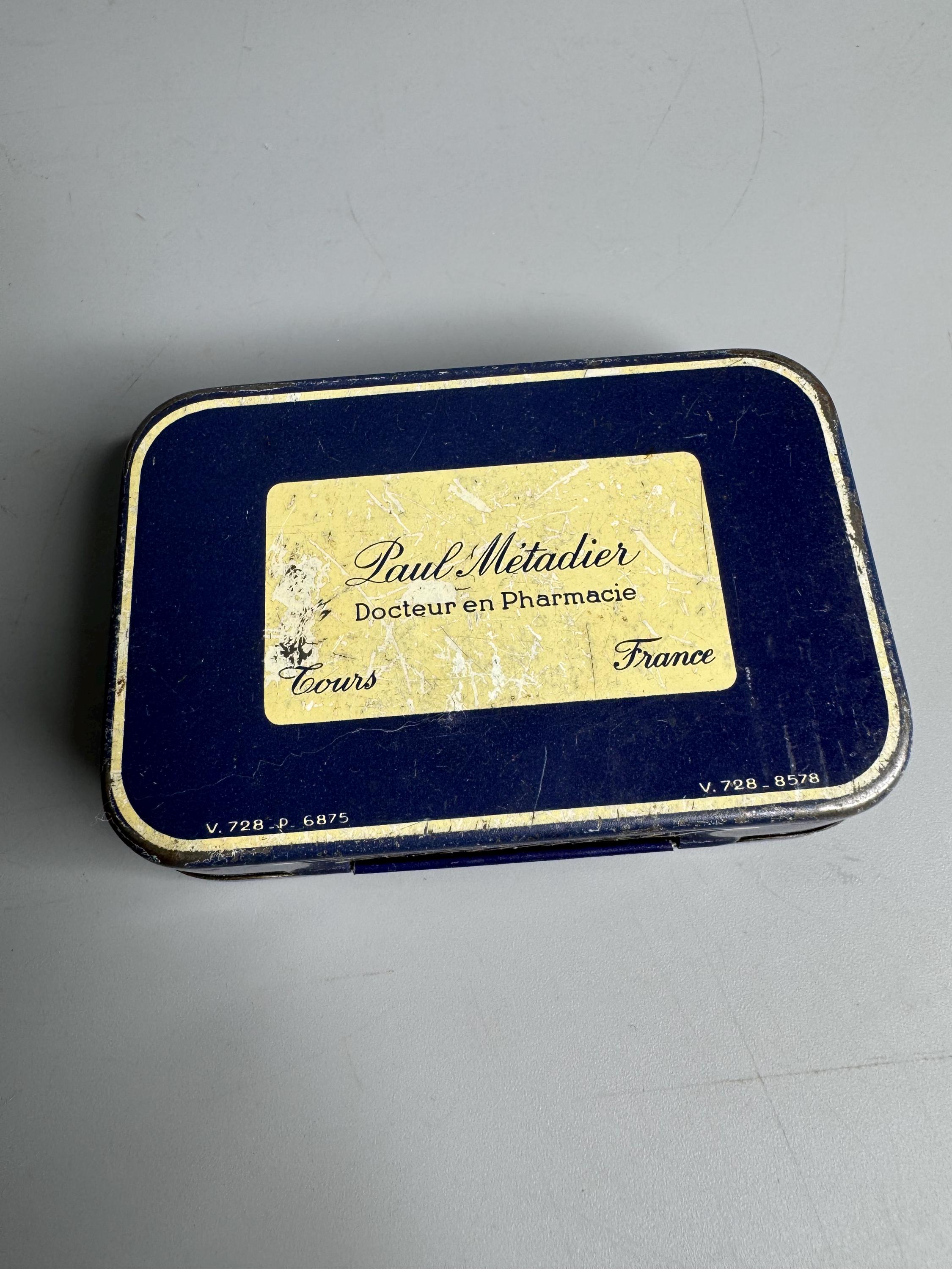 French KALMINE Pills Vintage Empty Medicine Box Paul Metadier ...