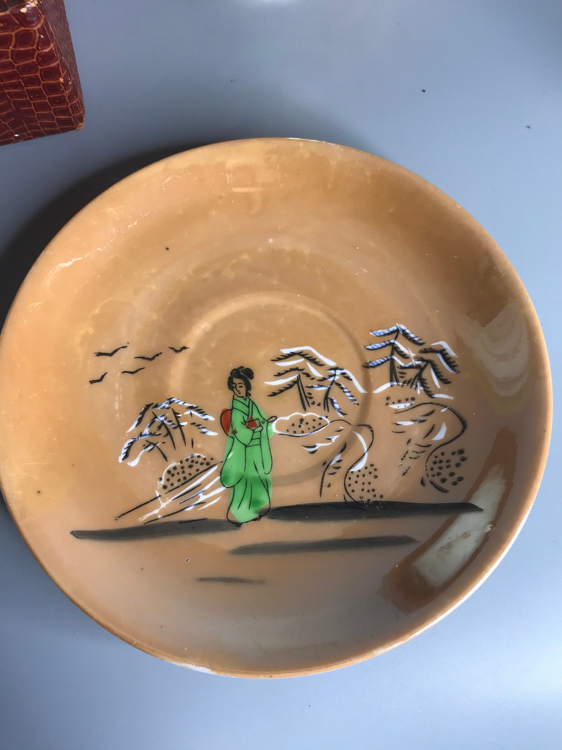 Japanese Vintage Porcelain Keisha Girl Scenery Tea Set in - Etsy