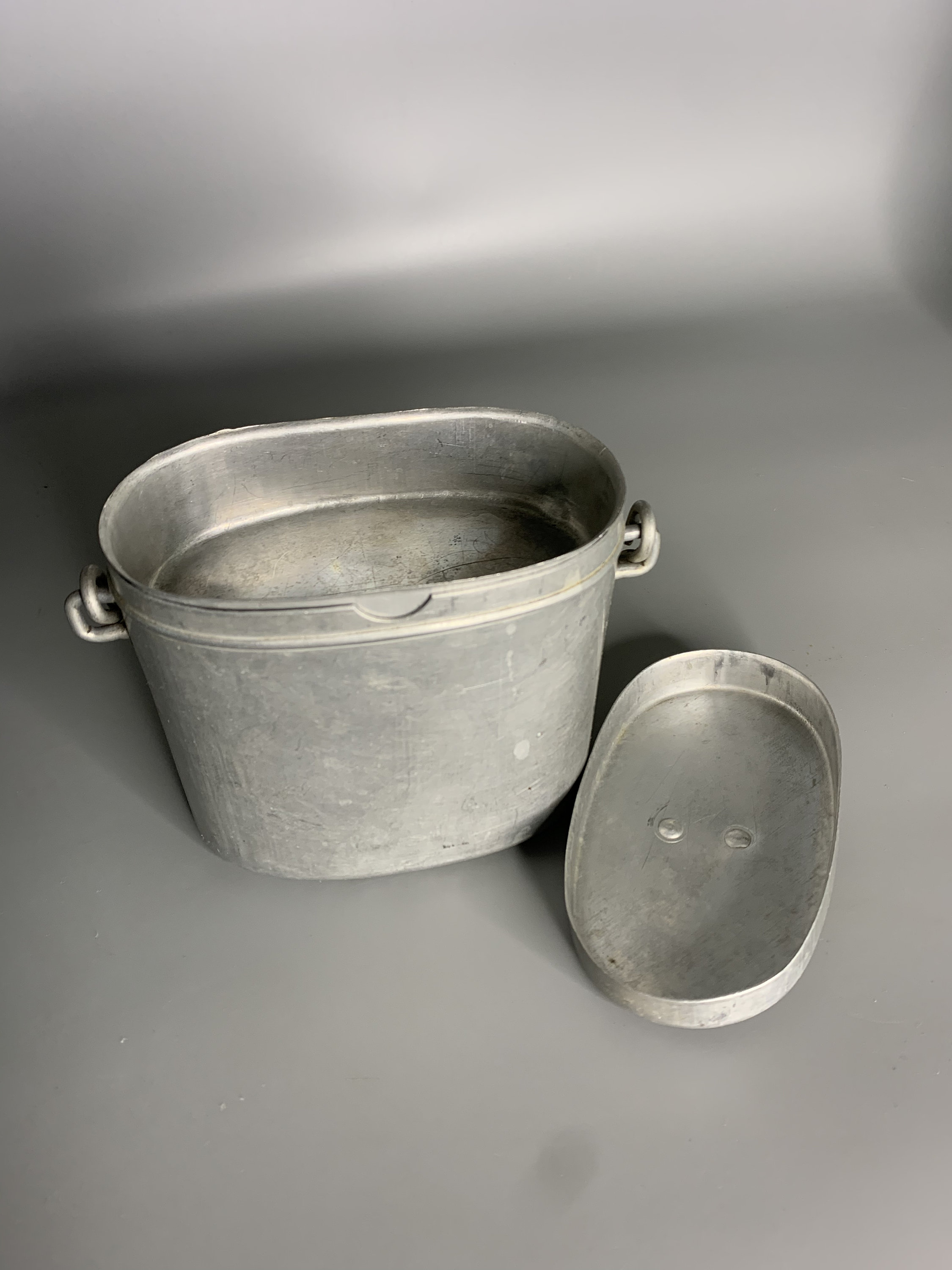 French Vintage Aluminum Lunch Box Canteen Militaria Style - Etsy