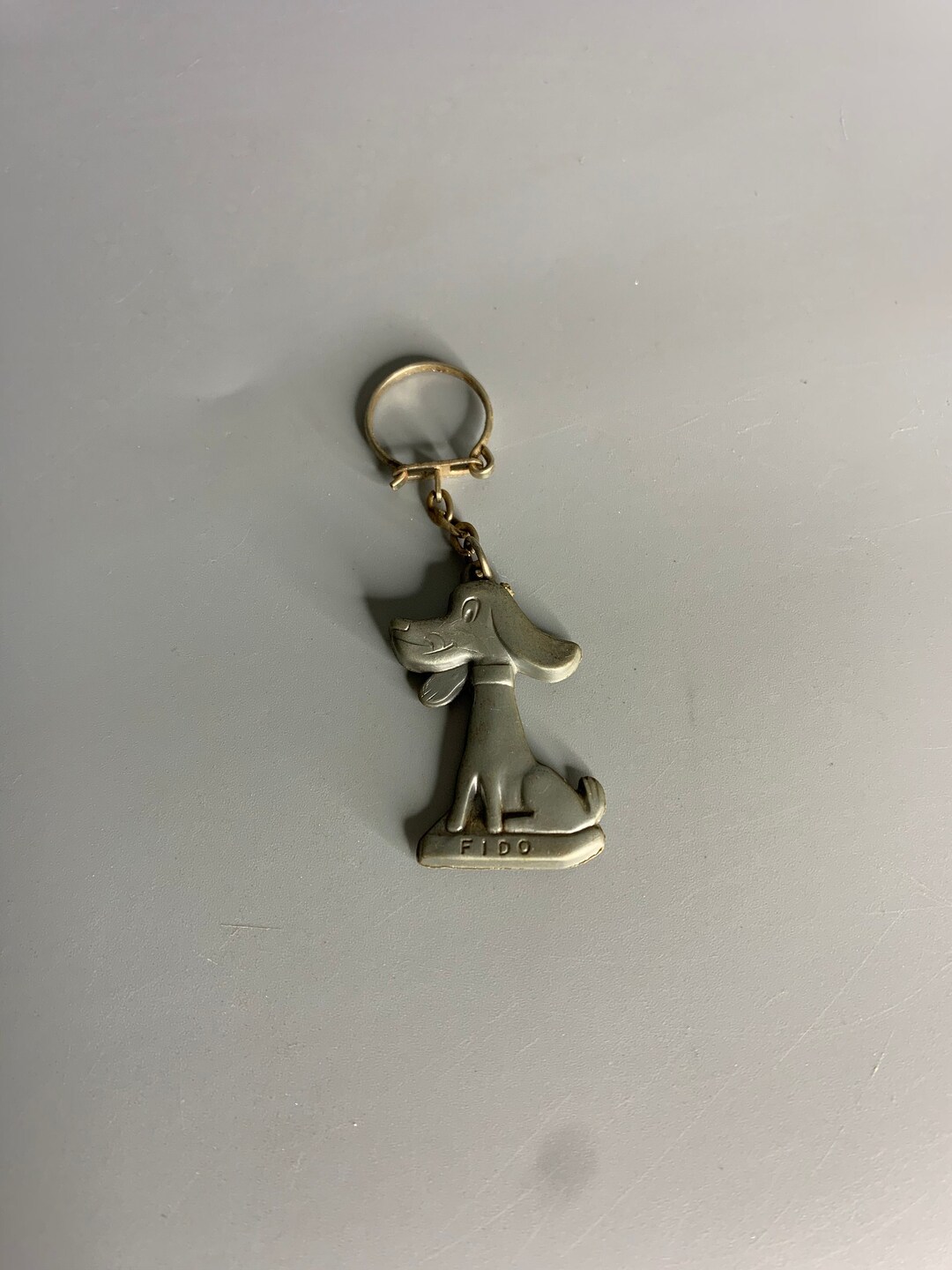 French Vintage Keychain Holder Advertising Fido Dog Food - Etsy