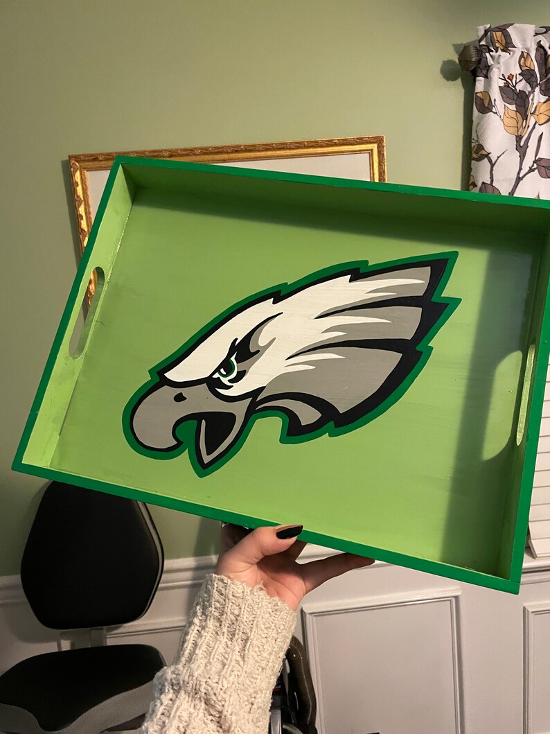 Philadelphia Eagles Sports Tray - Etsy