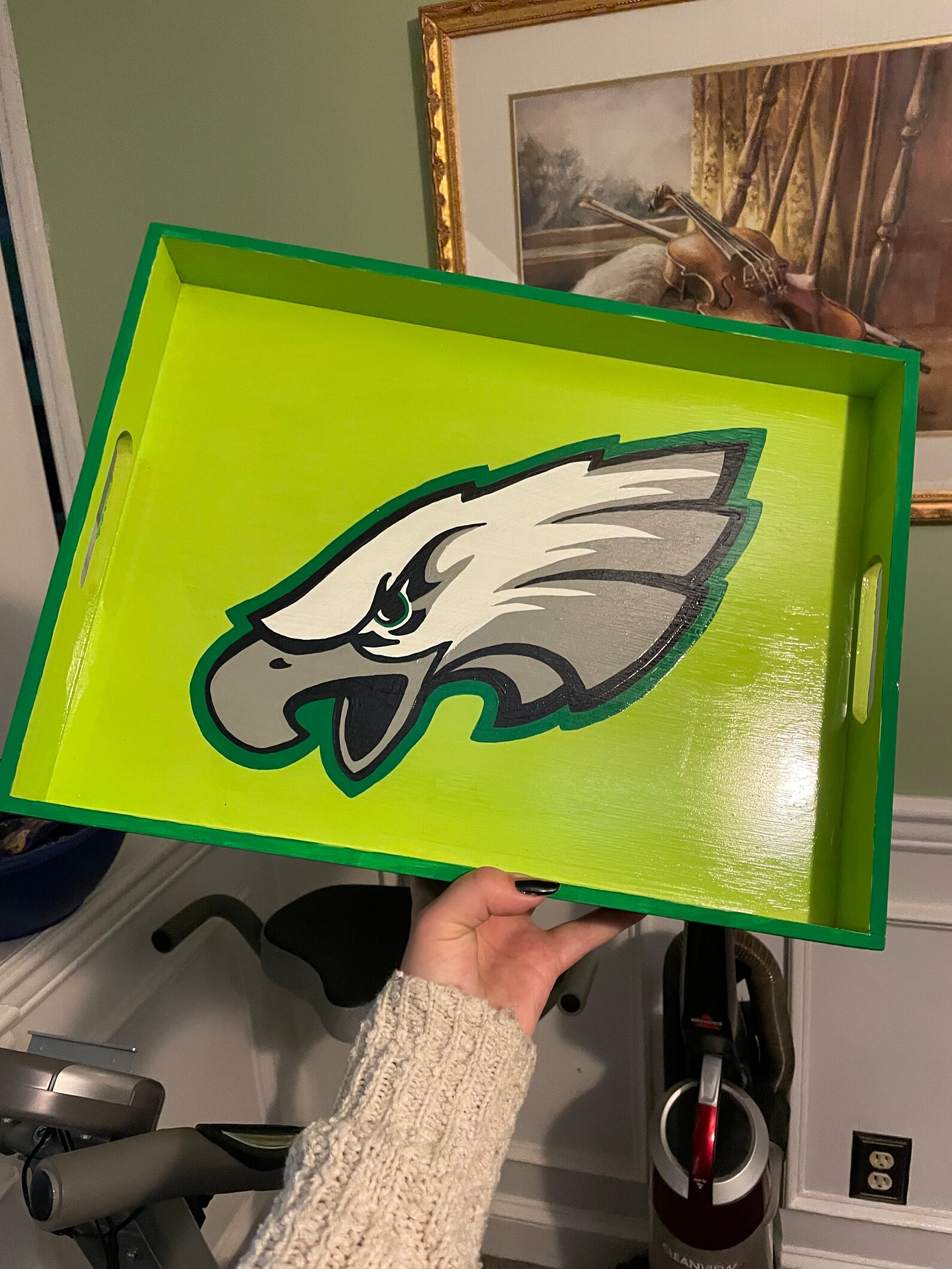 Philadelphia Eagles Sports Tray - Etsy