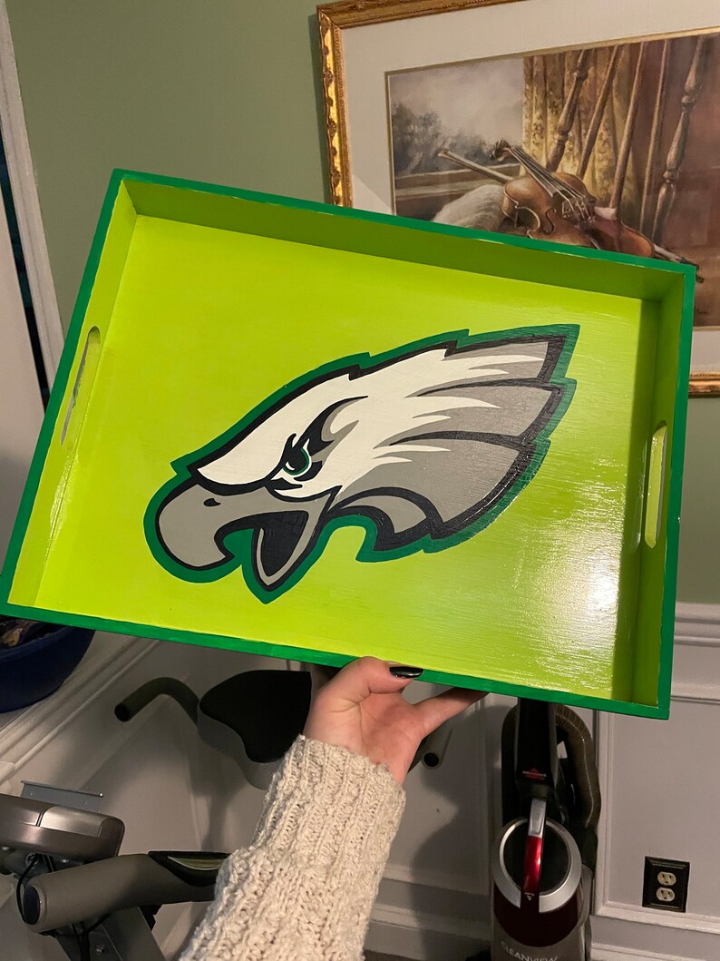 Philadelphia Eagles Sports Tray - Etsy