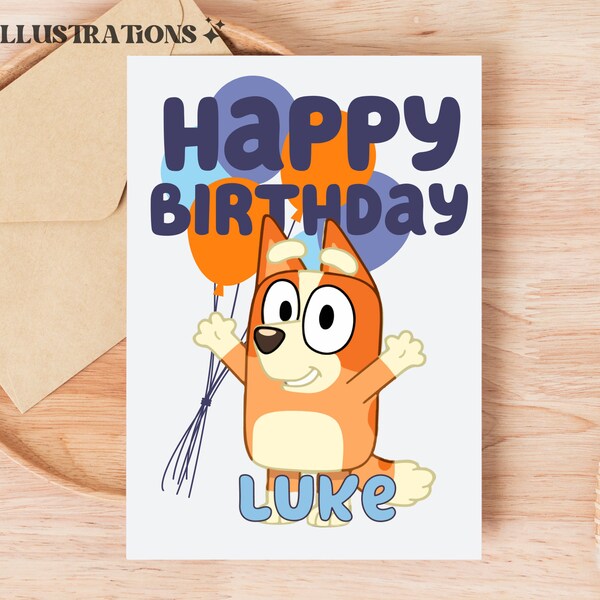 Bluey Birthday Custom - Etsy