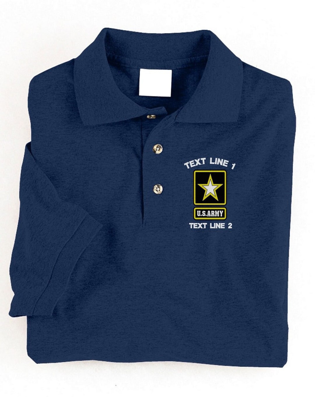 US Army Embroidered Polo Shirt #270 - Etsy