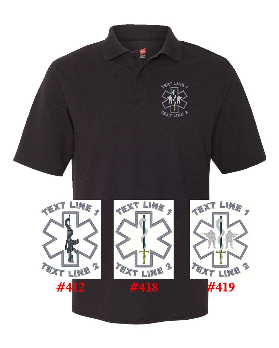 Tactical Medic SWAT Medic Polo Embroidered - Etsy