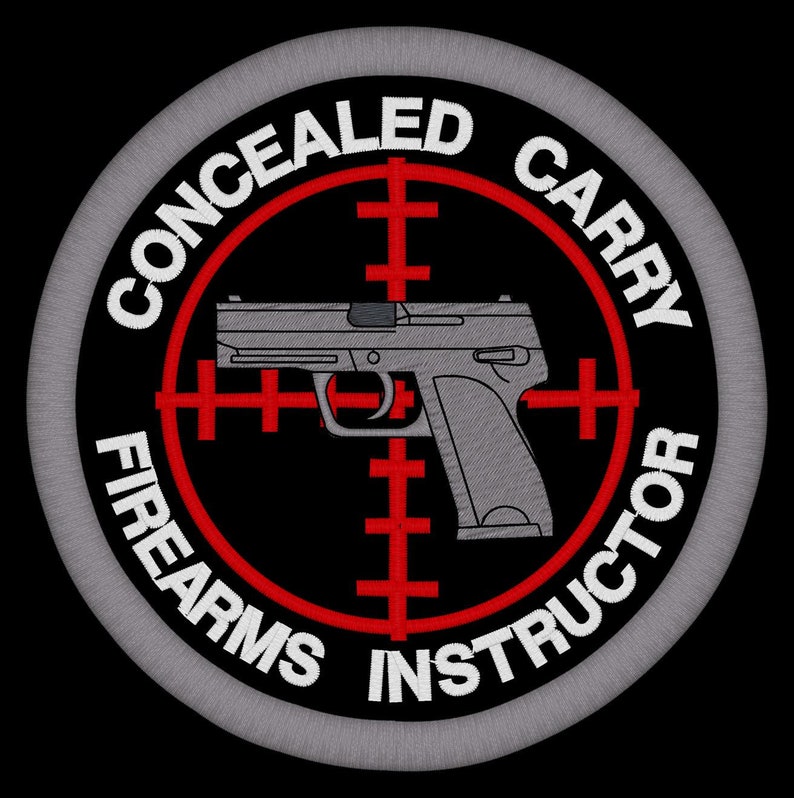Concealed Carry Firearms Instructor Polo Embroidered #726-P - Etsy