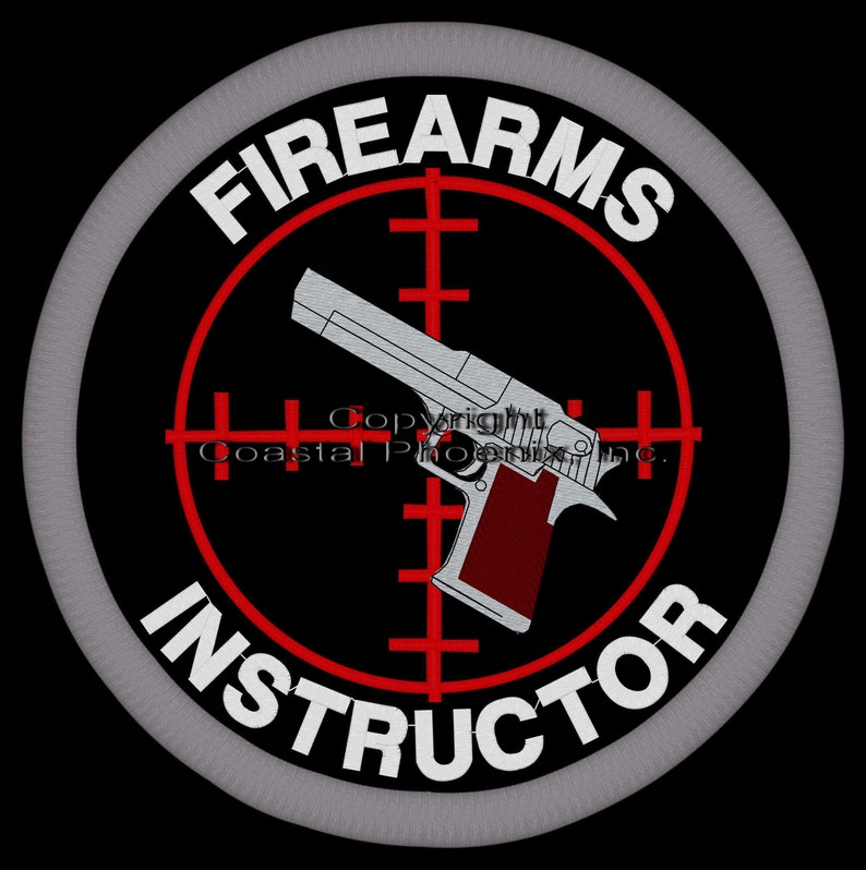 Firearms Instructor Fleece Full Zip Hoodie Embroidered - Etsy