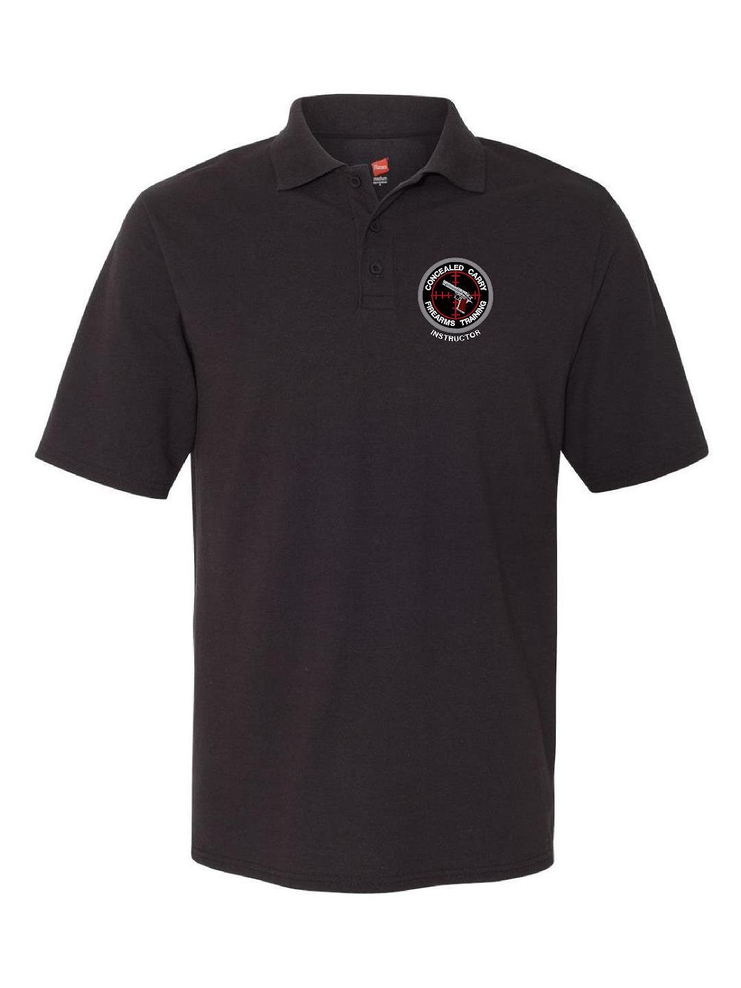 Concealed Carry Firearms Training Instructor Embroidered Polo Shirt 646 ...