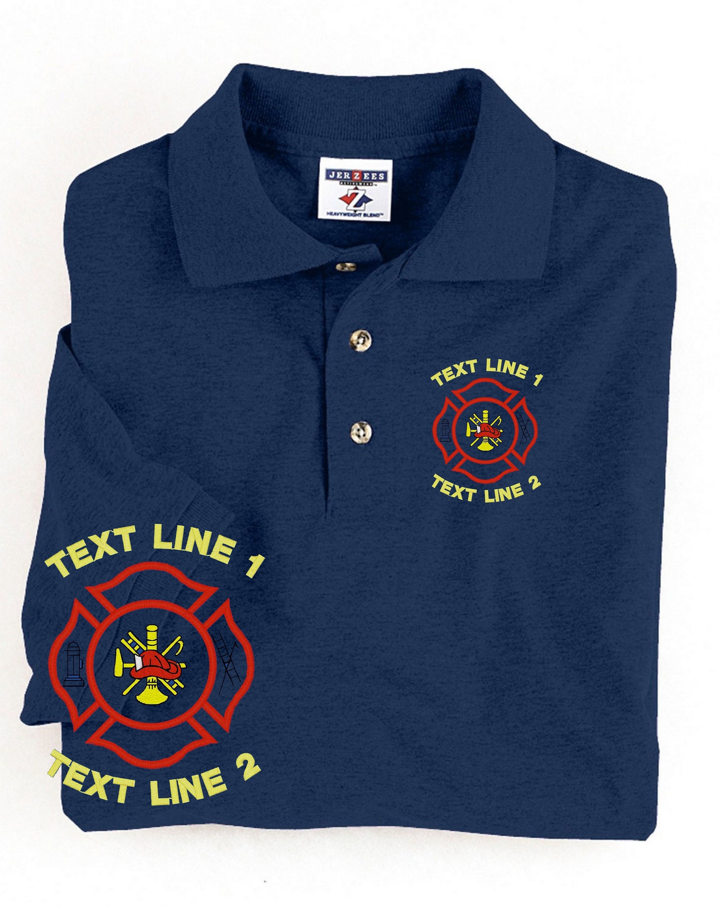 Firefighter Polo - Etsy