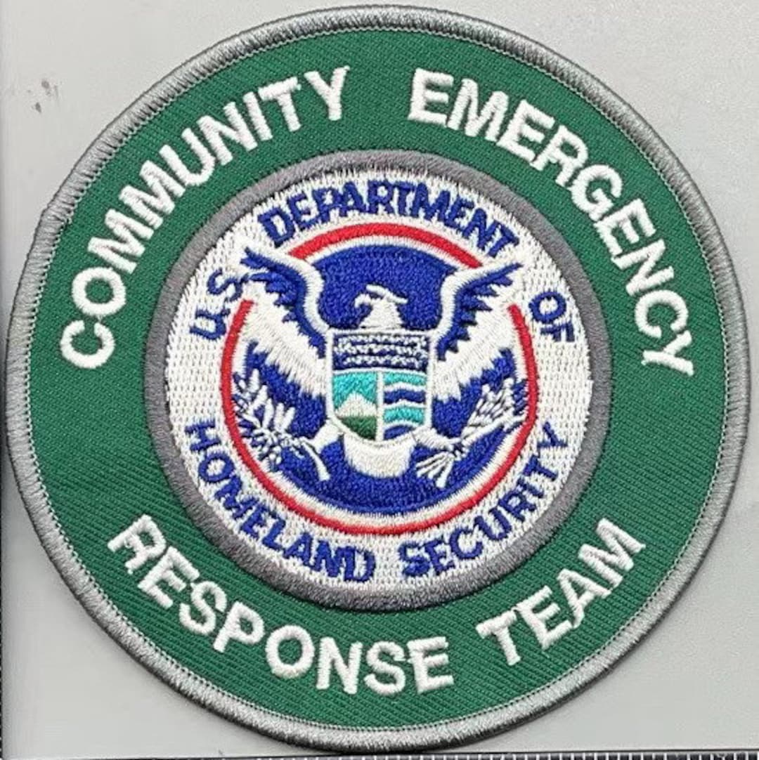 Community Emergency Response Team CERT Patch 4" Sew On - Etsy