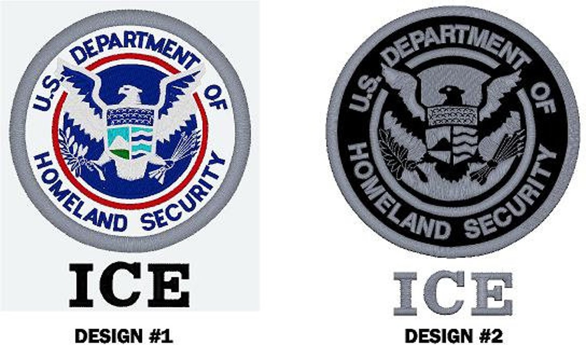 DHS ICE Embroidered Windbreaker 675-676 | Etsy