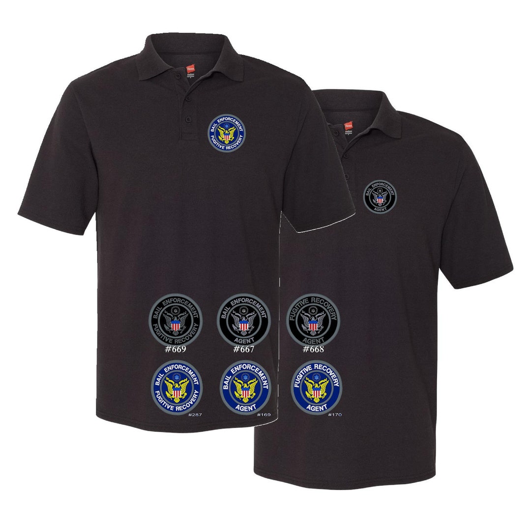 Bail Enforcement Fugitive Recovery Polo Embroidered - Etsy