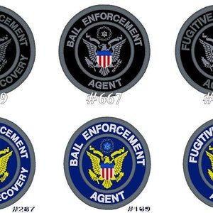 Fugitive Recovery Agent Tee Embroidered - Etsy