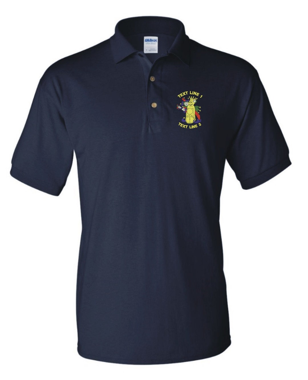 ROJ MIRTH Royal Order of Jesters Embroidered Polo Shirt #911 - Etsy