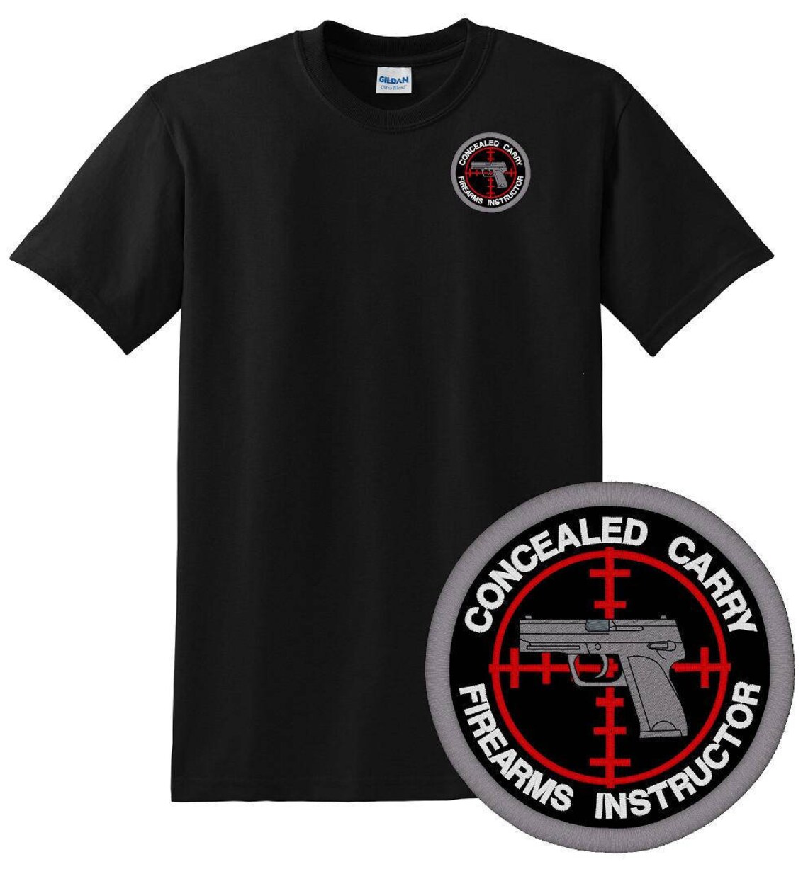 Concealed Carry Firearms Instructor Tee Embroidered 726-T - Etsy