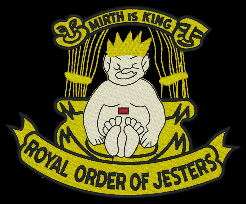 ROJ MIRTH Royal Order of Jesters Embroidered Polo Shirt #910 - Etsy