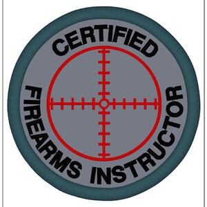 Certified Firearms Instructor Embroidered Polo Shirt #670-P - Etsy