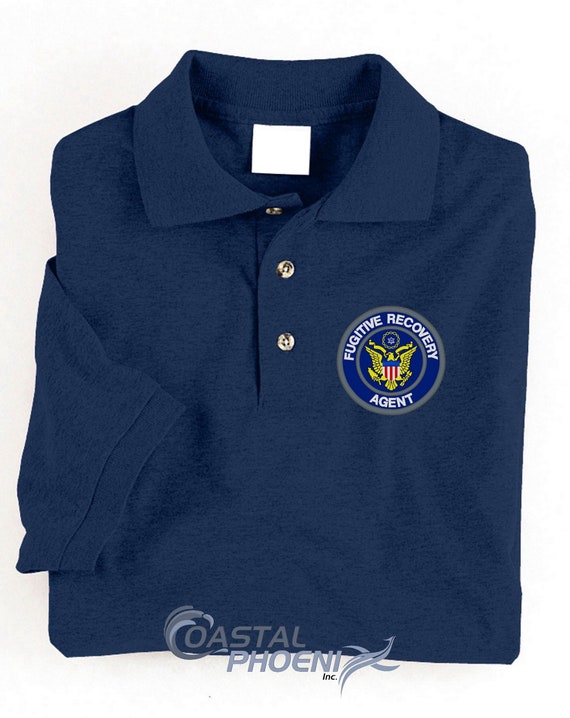 Fugitive Recovery Agent Embroidered Polo Shirt 170-P - Etsy