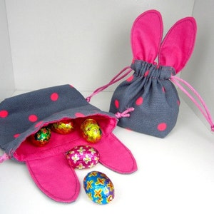 PDF Drawstring Bag for Easter, Bunny Basket to Sew, Gift Bag Sewing Pattern, Bunny Pouch - Etsy
