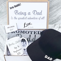 New Daddy Gift Box: #DADLIFE Tumbler, Dad Jokes, Baby Manual - Etsy