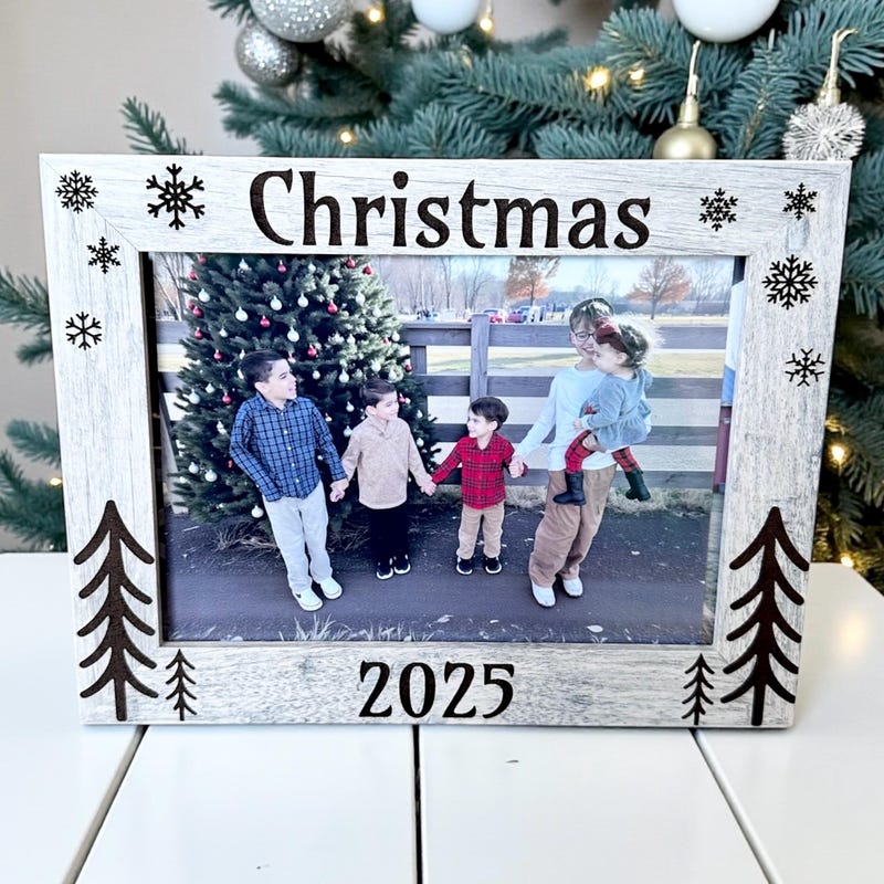 10x8 Christmas Photo Frame - Etsy