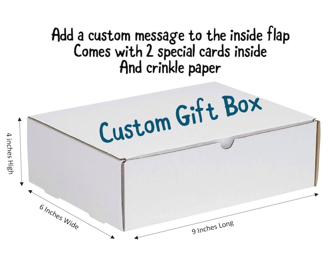 Customized Gift Box Add a Special Message on the Inside - Etsy