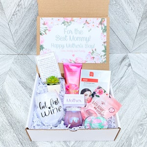 Mom Spa Gift Set - Pamper Yourself Spa Gift Box - Mother’s Day Gift ...