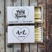 Matchbox Favors Heart Matchbox Favors the Perfect Match Match Made in ...