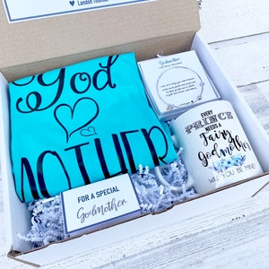 Godmother Box - Personalized Godmother Gift - Will You Be My Godmother ...