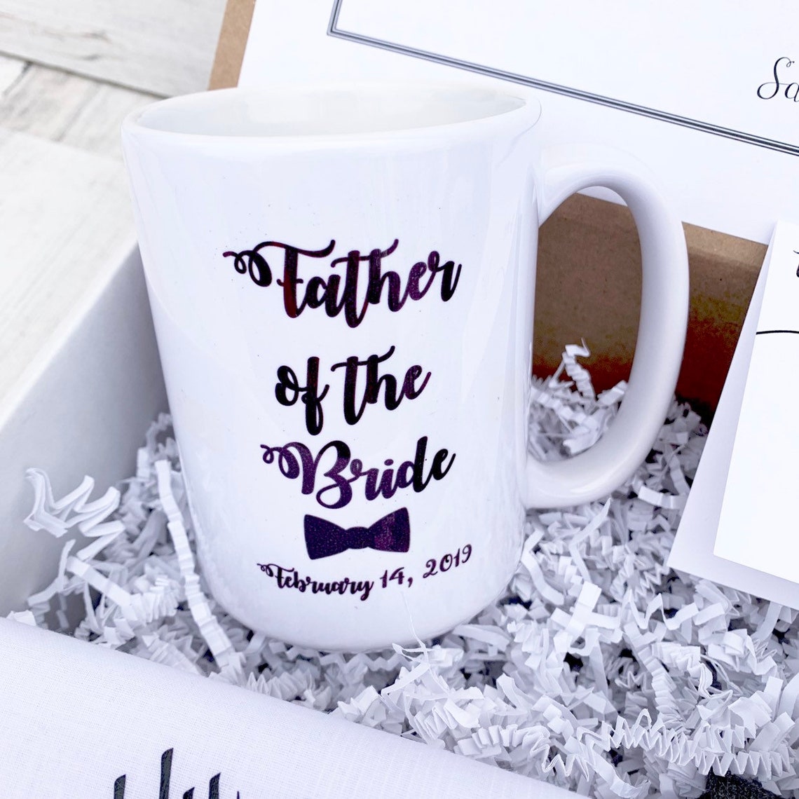 Father of Bride Gift Box Personalized Father of the Bride | Etsy