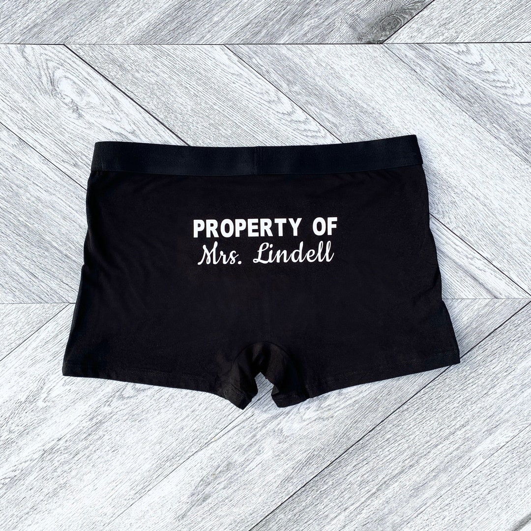 Personalized Groom Boxer Briefs: Funny Wedding Day Gift - Etsy
