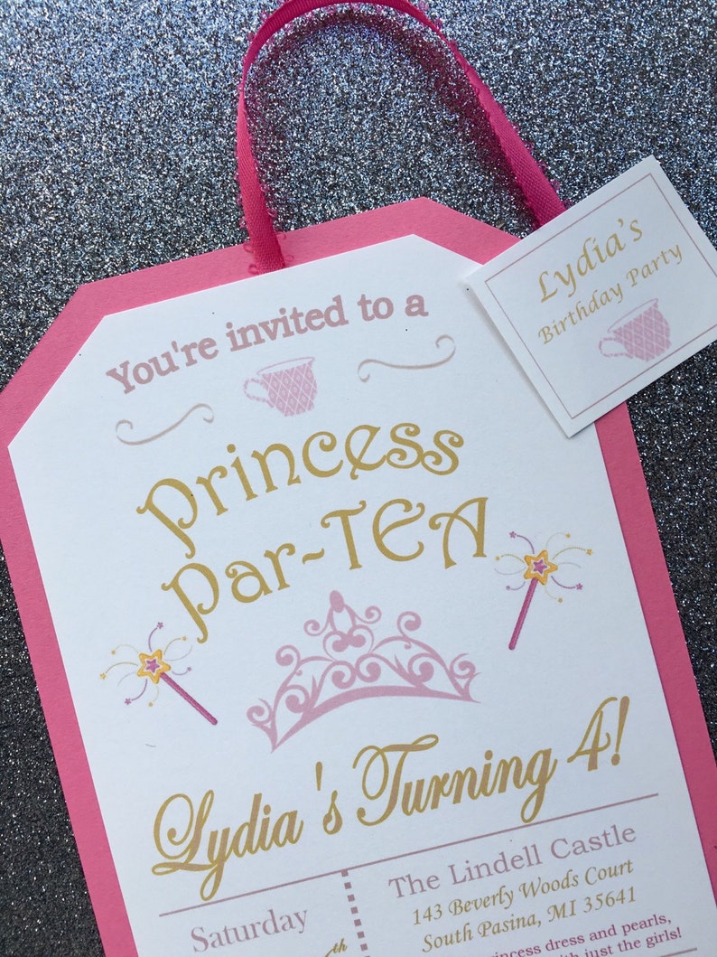 Little Girl's Pink Princess Tea Party - Etsy